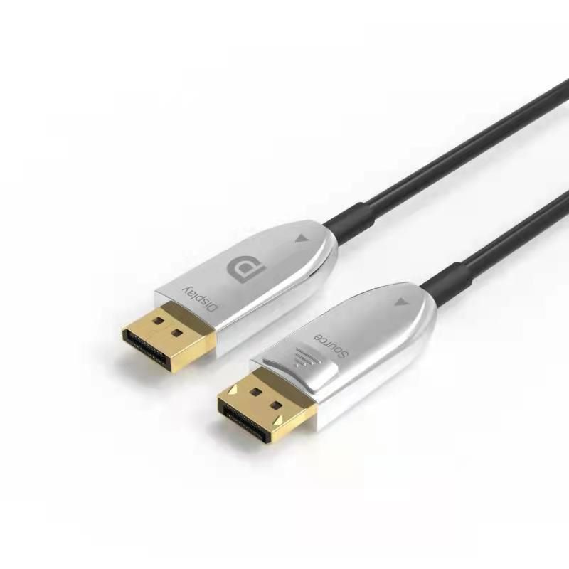 8K DisplayPort 1.4 AOC-kabel med smalere kontakter - Direktronik AB